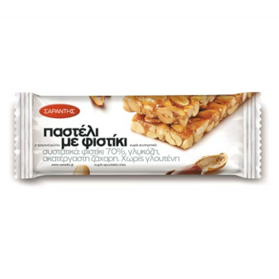 Παστέλι με Φιστίκι 40g - Σαραντής Γλυκά Κουταλιού